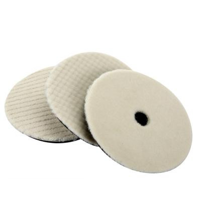China 3 inch to 8 inch short hair polishing wool pad buffing wool wheel for car polishing for sale