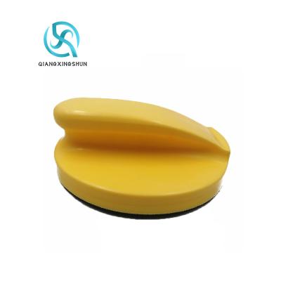China 125mm 5 inch Round PU foam hand sanding block for polishing for sale