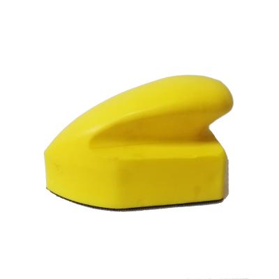 China cleaning block Car Interior Leather Scrub Brush PU Hand Sanding Block for sale