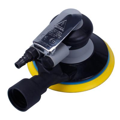 China 150mm Pneumatic Air Sander Polisher Tool Central Vacuum Random Orbital Sanding Machine With Holes for sale
