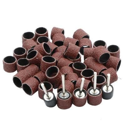 China Professional Sanding Bands Nail Manicure 180 Grit File Sand Piece Set For Nail Drill Bits for sale