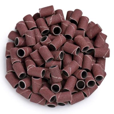 China Professional Sanding Bands Nail Drill Coarse Medium Fine Grit 240 EFile Sand Piece Nail Drill Bits Set for Manicures Pedicure for sale