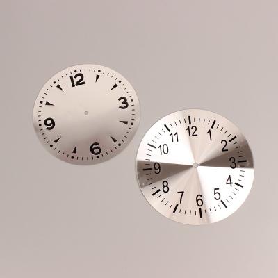 China Custom PVC Aluminum Clock Dial for Craft Clock Alarm Clock face for sale