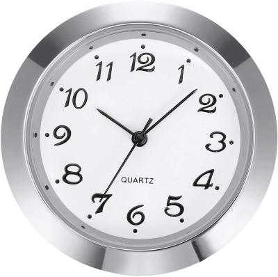 China Silver Frame 36mm watch insert mini clock insert for sale
