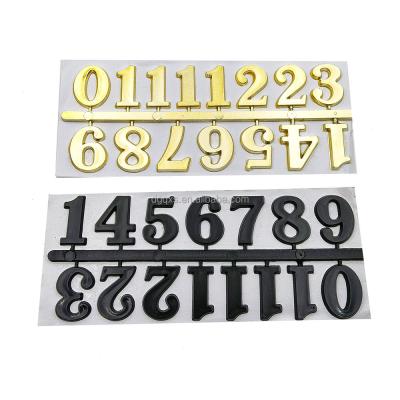 China Clock Numerals Kit Arabic Number DIY Digital Clock Numbers for Design Clock Accessories for sale