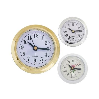 China 2 inch mini small alarm clock craft clock insert for sale