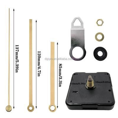 China DIY Clock Parts Precise Hanging Meter Assembly Kit Wall Quartz Clock Mechanism Movement with Minimalist Clock Pointer for sale