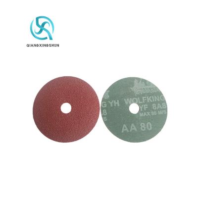 China The Good Effect 100mm Abrasive Fiber Disc Fiber Disc For Auto Body Sanding Work for sale