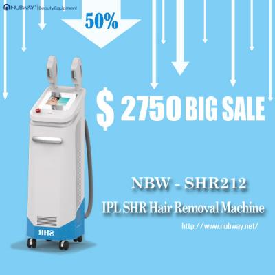China SHR Hair removal machine blue and white for sale
