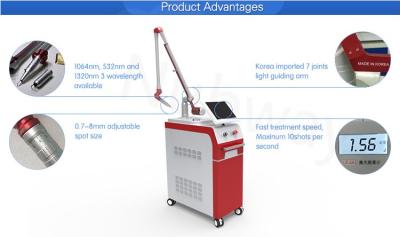 China New design Laser nd yag q-switched laser nd yag q-switched tattoo removal machine for sale