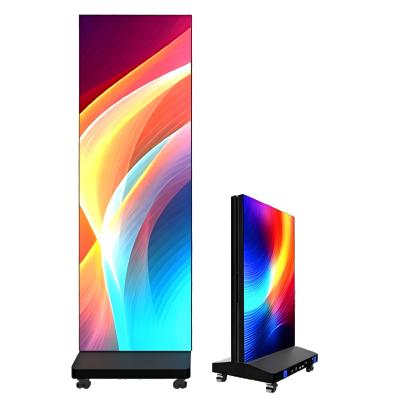 China Tile Grade GOB LED Poster Display Foldable SMD 3 In 1 Pixel for sale