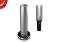 China Silver Cylindrical hotel scent machine , Portable Automatic essential oil diffusers for sale