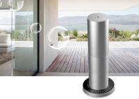 China 200m³ Mocha Black Room Scent Aroma Diffuser With Inteligent Intensity Touch Screen Control for sale