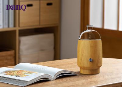 China Rechargeable Room Scent Oil Diffuser Wooden Glass Material for sale