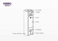 China Portable Stand Alone Aroma Scent Diffuser App Controlled For Lobby for sale