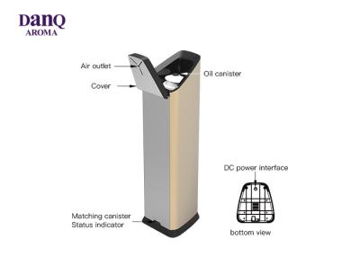 China suporte ultra quieto do difusor do óleo da fragrância 10W apenas para a entrada do hotel à venda