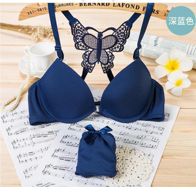 Sexy Ladies Underwear Seamless Push up Lace Bra Set