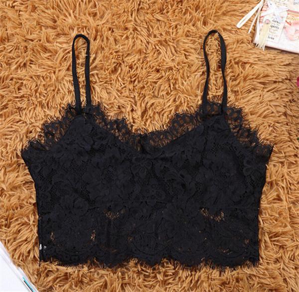 Sexy Women Lace Floral Top Cami Tank Unpadded Bralette (53080)