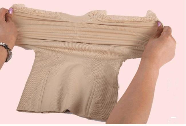 High Waist Women Nylon Lace Slimming Bodyshaper Panty