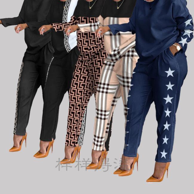 2021 Explosive Printed Pants Set