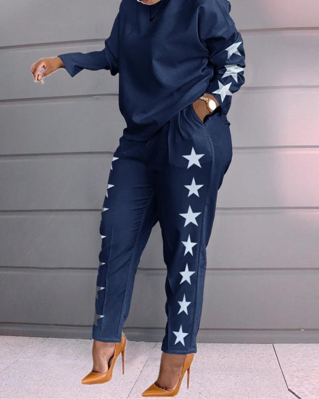 2021 Explosive Printed Pants Set