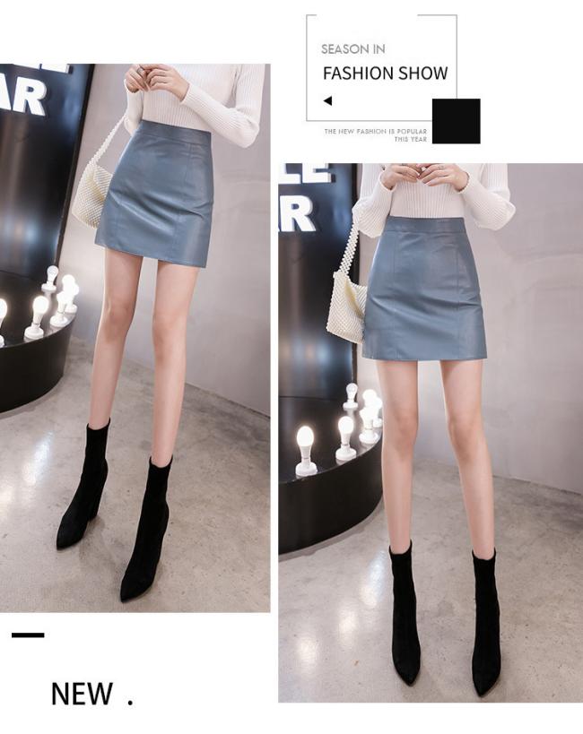 Solid Smooth Custom High Waist Wrap Short Skirts