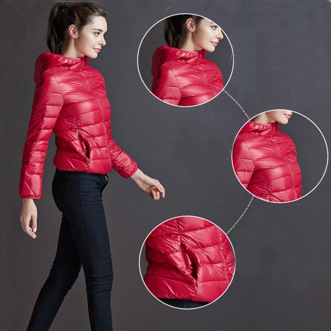 Latest High Quality Ladies Light Quilted Winter Jackets