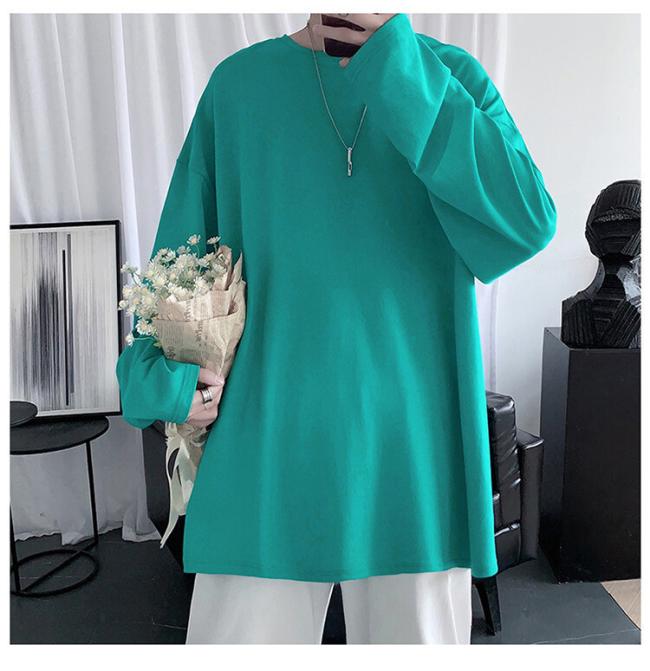 Cotton Loose Solid Color Plus Size Men&prime; S T-Shirts