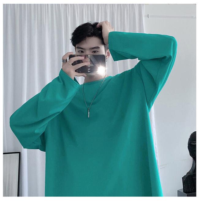 Cotton Loose Solid Color Plus Size Men&prime; S T-Shirts