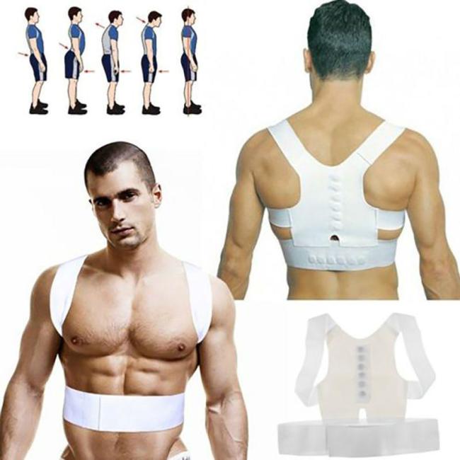 Posture Corrector Back Support Brace for Shoulder Support, Upper Back &amp; Neck Pain Relieve