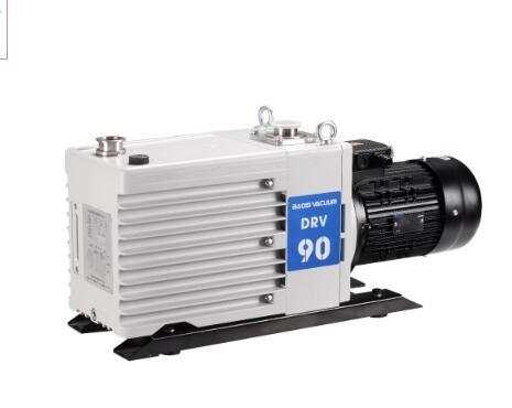 Quality 90 m³/h Two-stage Oil Sealed Rotary Vane Vacuum Pump DRV90 RAL 7047 for sale