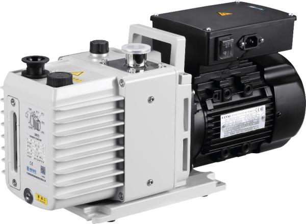 Quality 5.4m3/H Oil Lubricated Rotary Vane Vacuum Pump Dual Stage Single Phase 0.4Kw for sale