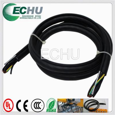 China Cable de control móvil redondo flexible ECHU para grúas u otros aparatos en venta
