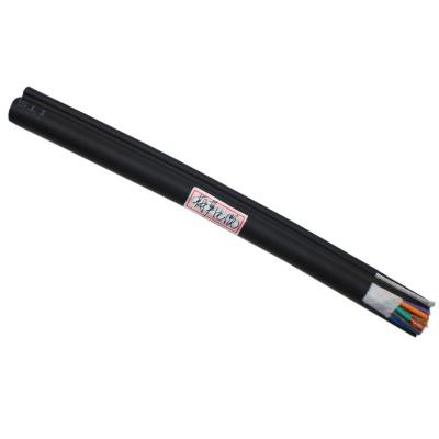 China Cable colgante de cable de viaje flexible ECHU RVV (1G) / RVV (2G) 16G1.5 con color negro en venta