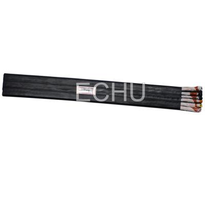 Китай Плоский гибкий проезжающий кабель для крана или конвейера в черной куртке ECHU FLAT CABLE продается