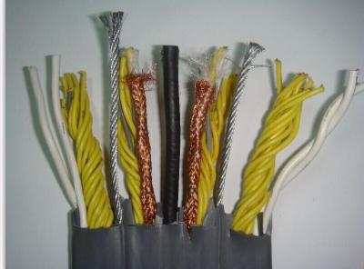 China Cable que viaja flexible plano para el elevador con el certificado TVVBG del CE con la chaqueta de PVC especial en color gris en venta
