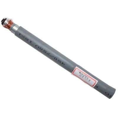 China Cable de control redondo del escudo flexible del aislamiento del PVC KVV 450/750V en color gris en venta