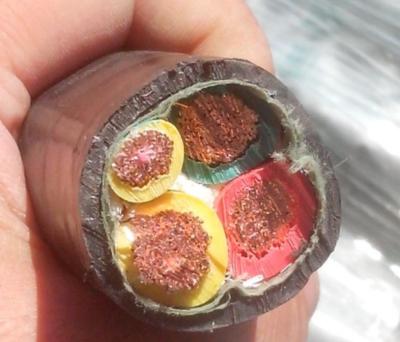 China 0.6/1KV revisten el cable de transmisión con cobre flexible forrado PVC aislado PVC de la base (YJVR) en venta
