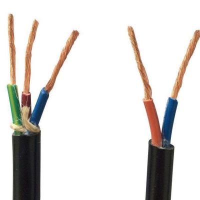 China Cable de control redondo flexible del aislamiento del PVC KVV 450/750V en chaqueta negra del color en venta