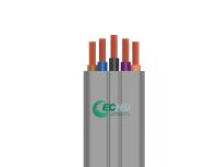 China ECHU 5 Core flat elevator cable, CCC & CE certificated traveling Cable for sale