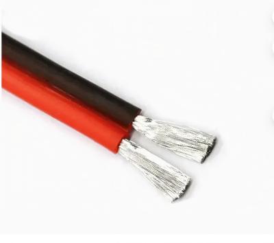 China 2 Core Parallel Audio Flat Cable UL2468 PVC Insulated Copper Red and Black Electric Speaker Cable for sale
