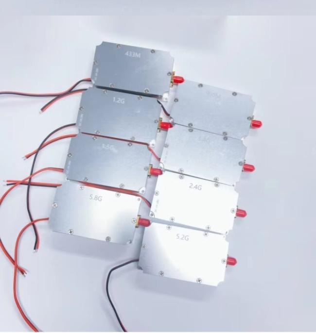 5.8g 50W RF Power Amplifier 5725-5800MHz High Power Drone Counter Module for Anti Drone System Module