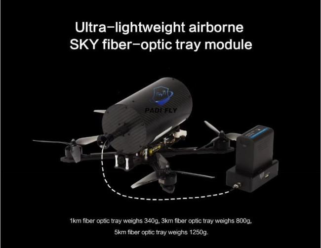 10km Operating Distance Drone Fibre Optic for Drone Anti Interference Fpv Fibre Optic Communications