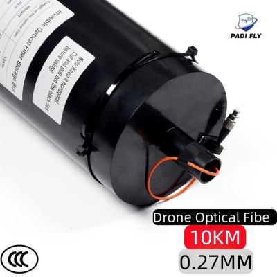 China Wide Range 10km Lightweight 0.27mm Fiber Optic Drone Kit Fpv Anti-Interference Optical Fiber for sale