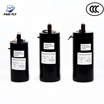 China PDFLY-DOY-009 Black 3km Optional Operating Distance Anti Interference Communications Optical Fiber for FPV Drones UAVs for sale