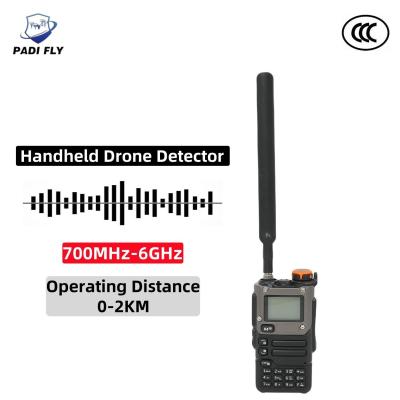 China Hoogwaardige 700-1500MHz Multi Band Multi Band 1-2km Operating Distance Uav Detector met Dji Autel Fpv Drone Signal Detection Jammer System Te koop
