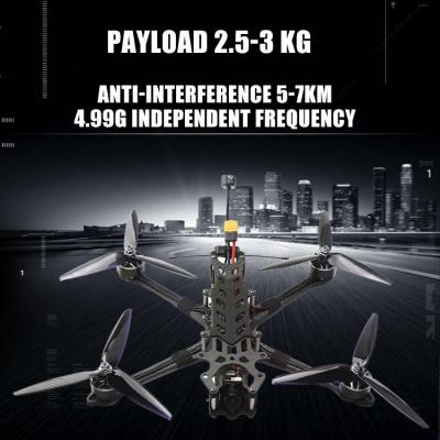 China 7-Inch Analog FPV Racing Drone with Long Range Remote Control BNF PNP Payload 2 3.5 4 kg Long Flight Time Video Transmission for sale
