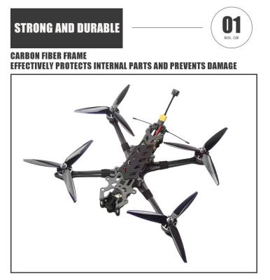 China 7-Inch Analog FPV Racing Drone with Long Range Remote Control BNF PNP Payload 2 3.5 4 kg Long Flight Time Video Transmission for sale