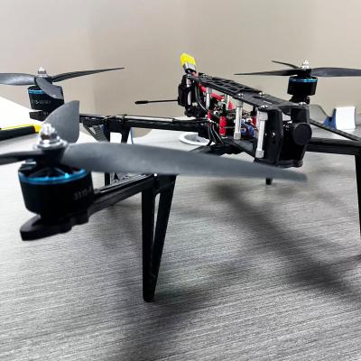 China 7 Inch Fpv Drone Kit Quadcopter Remote Control Drone 3.3G 2.5w 4w VTX Image Transmission Distance of 3km Racing Drones for sale