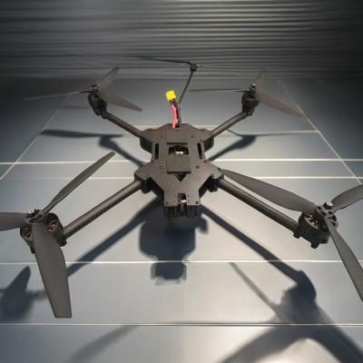 China 10KG Payload 15 Inch FPV Racing Drone Frame Cargo Drone 4218 330KV Motor Carbon Fiber F405 110A ESC Stack Starlight Camera FPV Drone for sale